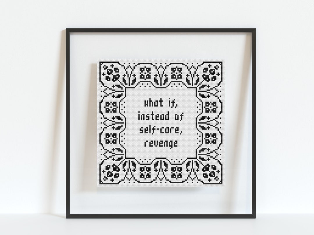 Revenge - PDF Pattern - Subversive Cross Stitch Pattern - Irreverent ...