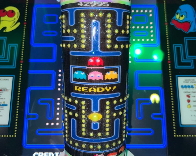 PAC-MAN Arcade 3D GLOW in the Dark 30oz Tumbler - Etsy