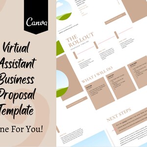 Virtual Assistant Proposal Template / Done for You Canva - Etsy Australia