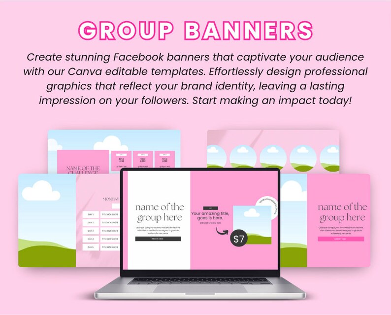 Editable Facebook Group Banner Templates 25 Customizable Canva Designs ...
