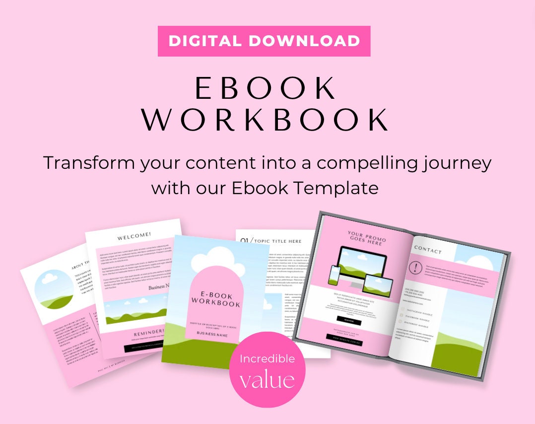 Ebook Editable CANVA Template | Customizable Design | Perfect for ...