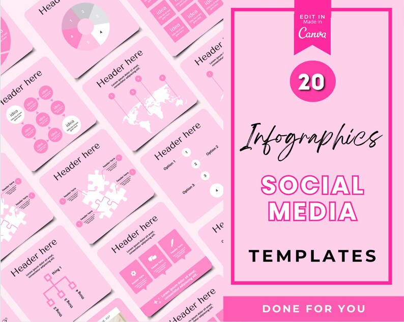 Infographic Posts | Boost Your Social Media Impact - 20 Editable ...