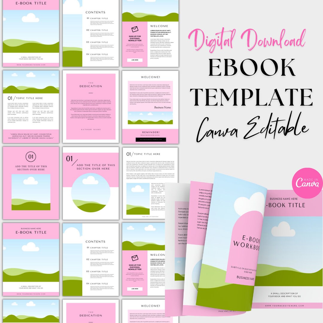 Ebook Editable CANVA Template | Customizable Design | Perfect for ...