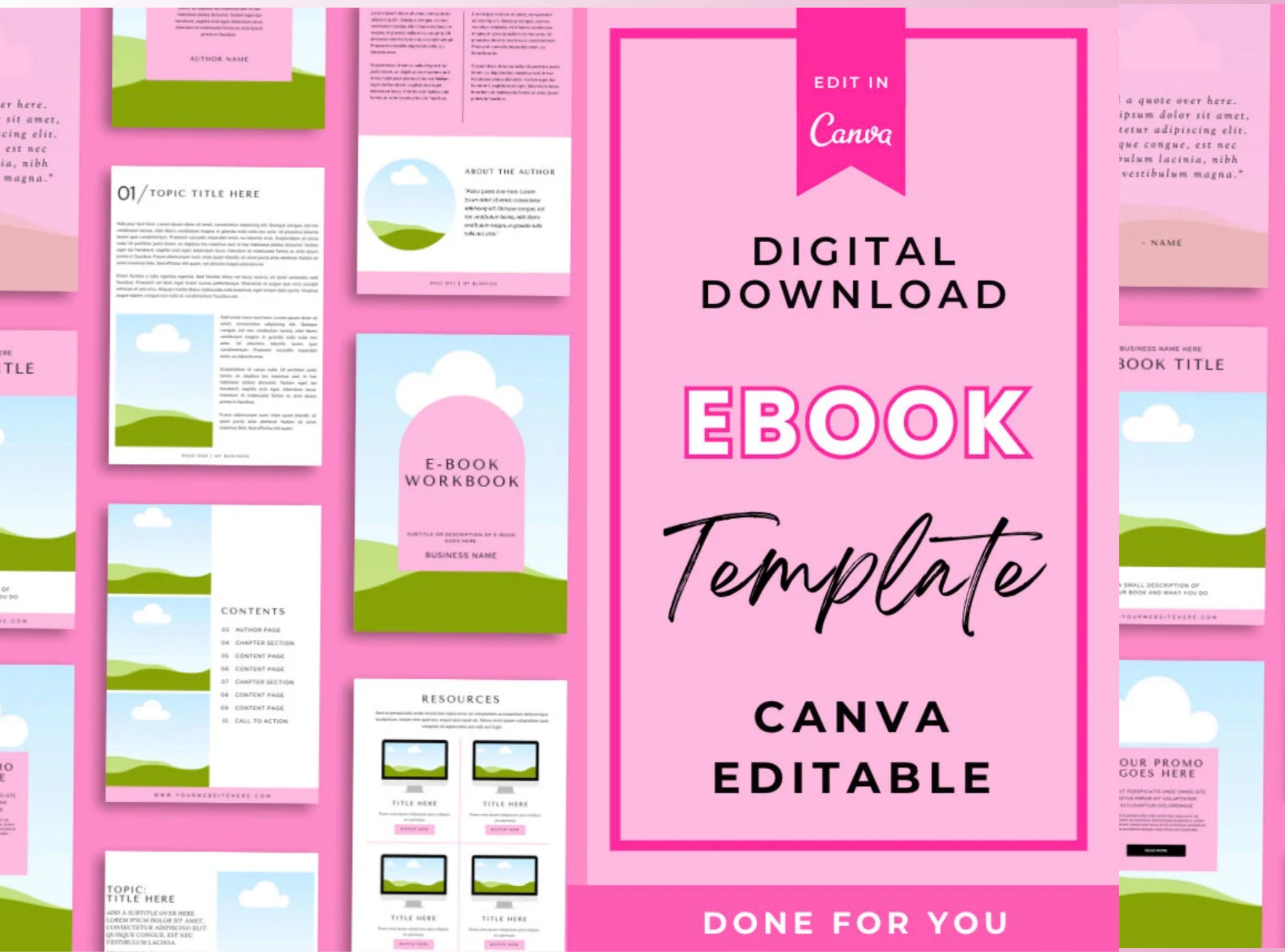 Ebook Editable CANVA Template | Customizable Design | Perfect for ...