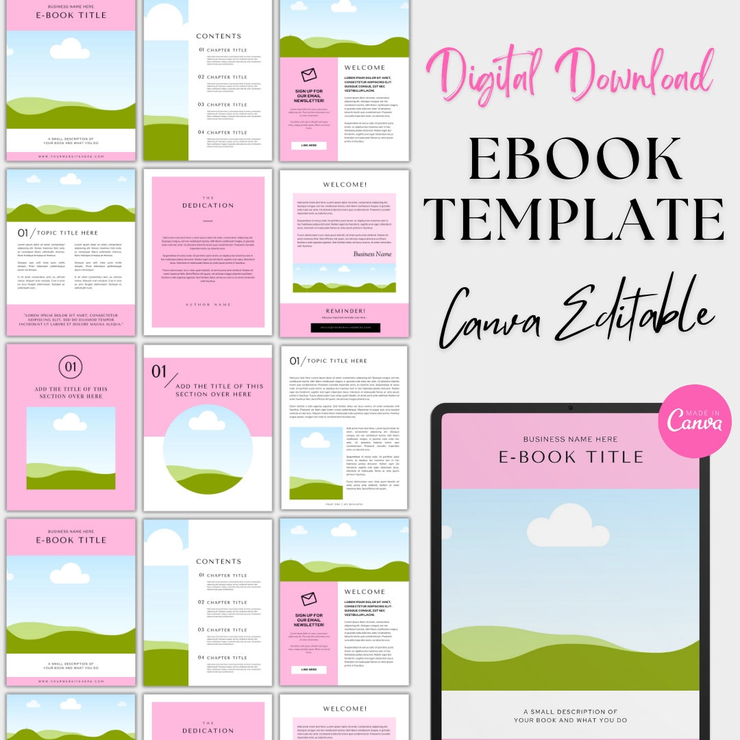 Ebook Editable CANVA Template | Customizable Design | Perfect for ...