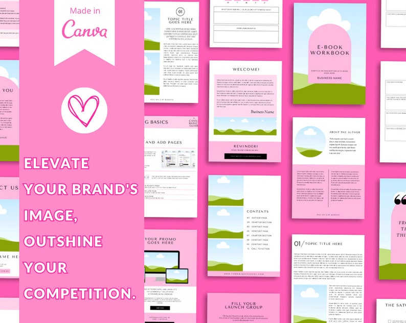 Ebook Editable CANVA Template Customizable Design Perfect for Authors ...