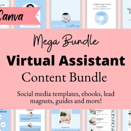 Virtual Assistant Content Starter Pack Virtual Assistant - Etsy