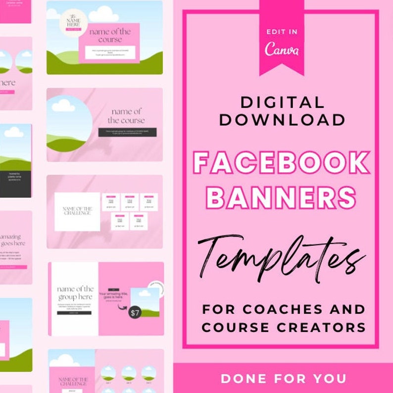 Editable Facebook Group Banner Templates - 25 Customizable Canva ...