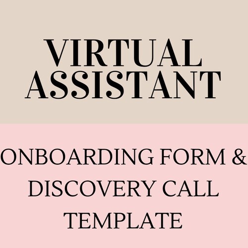 Discovery Call New Client Form Virtual Call Template - Etsy