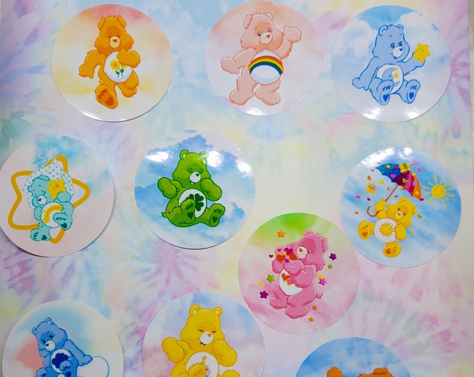 10 Pc. Nostalgic Care Bears - Original 10 First Generation Bears, 2 ...