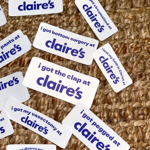 Claire's Meme Stickers, 12 Pc. - Etsy