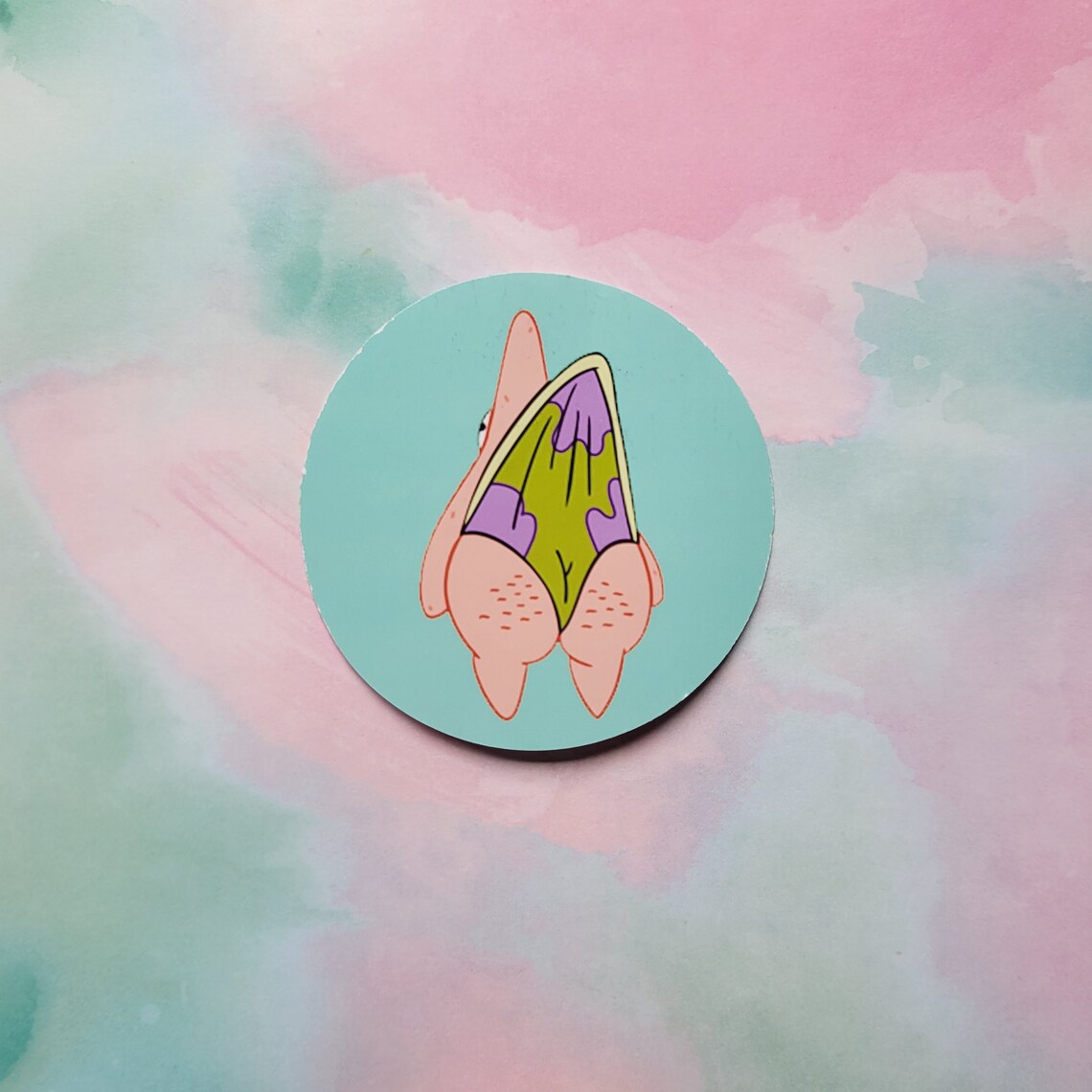 Wedgie Patrick Star Vinyl Stickers - Etsy