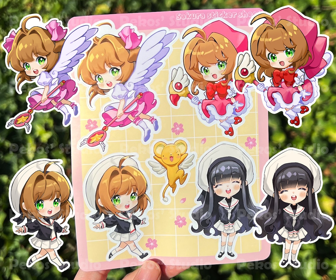 Kawaii Chibi Sticker / Anime Magical Girls Sticker / Cute - Etsy