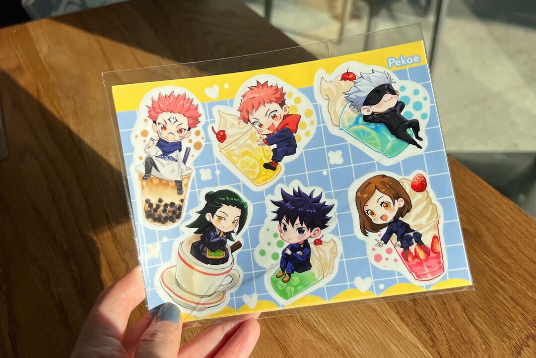 Kawaii Chibi Sticker Sheet / Anime Fan Made Sticker / Cute Diary ...