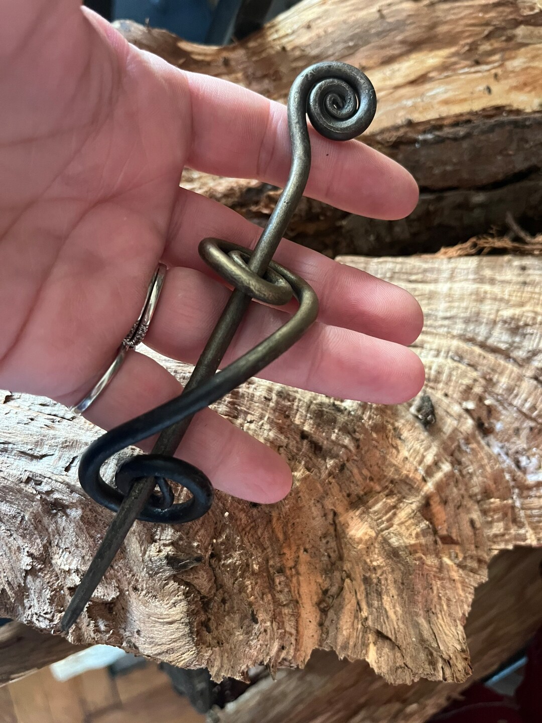 Blacksmiths Hair Pin - Etsy