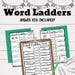 Syllable Types Word Ladders, Phonics Word Ladders, Science of Reading ...