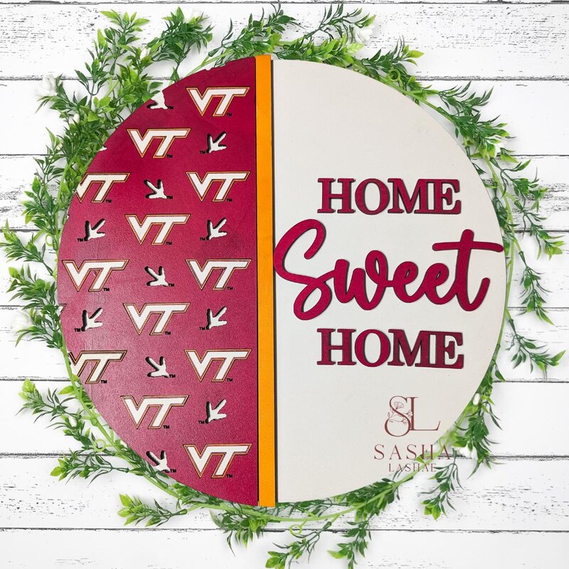 Virginia Tech Wreath - Etsy