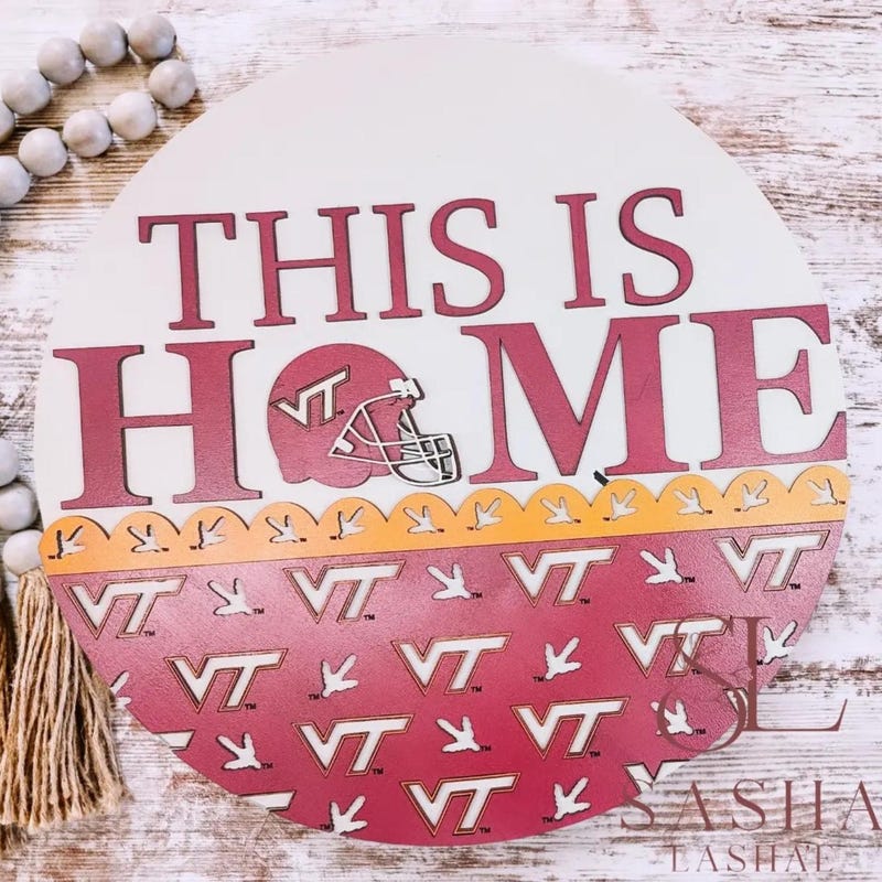 Virginia Tech Wreath - Etsy