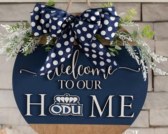 ODU Welcome Sign: Old Dominion University Home Decor - Etsy