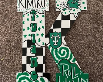 Custom College Wooden Letters - Etsy