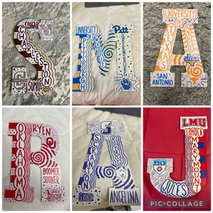 Custom College Letter - Etsy