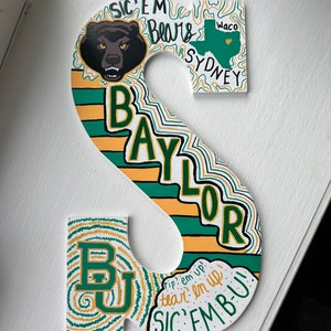 Custom College Letter - Etsy
