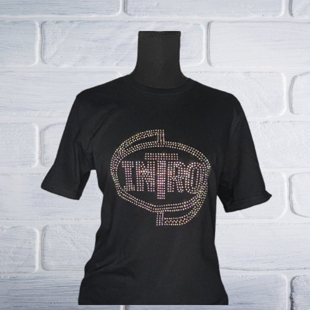 INTRO Rhinestone T-shirts - Etsy