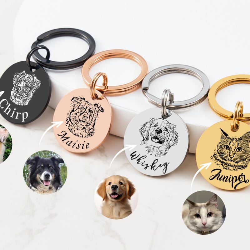 Personalised Dog Keyring - Etsy UK