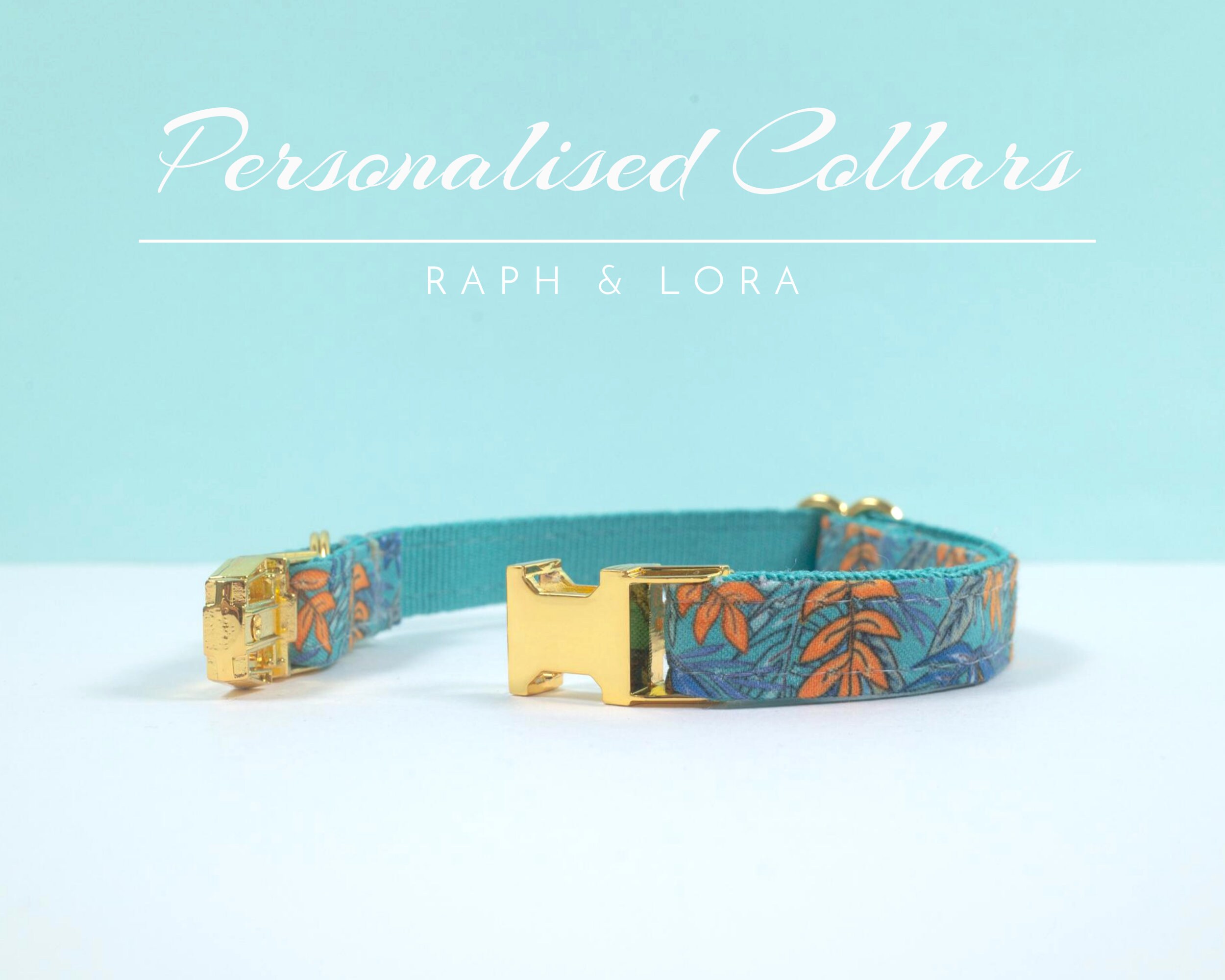 Blue Floral Cat Kitten Collar Lead Bowfancy Cat Collar Bell - Etsy
