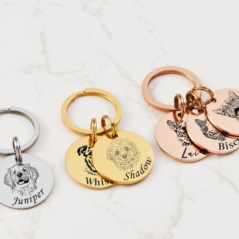 Ring Dog Tag - Etsy UK