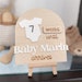 Baby Countdown Sign, Weeks Until Baby Arrives, Days Until Baby Coming ...