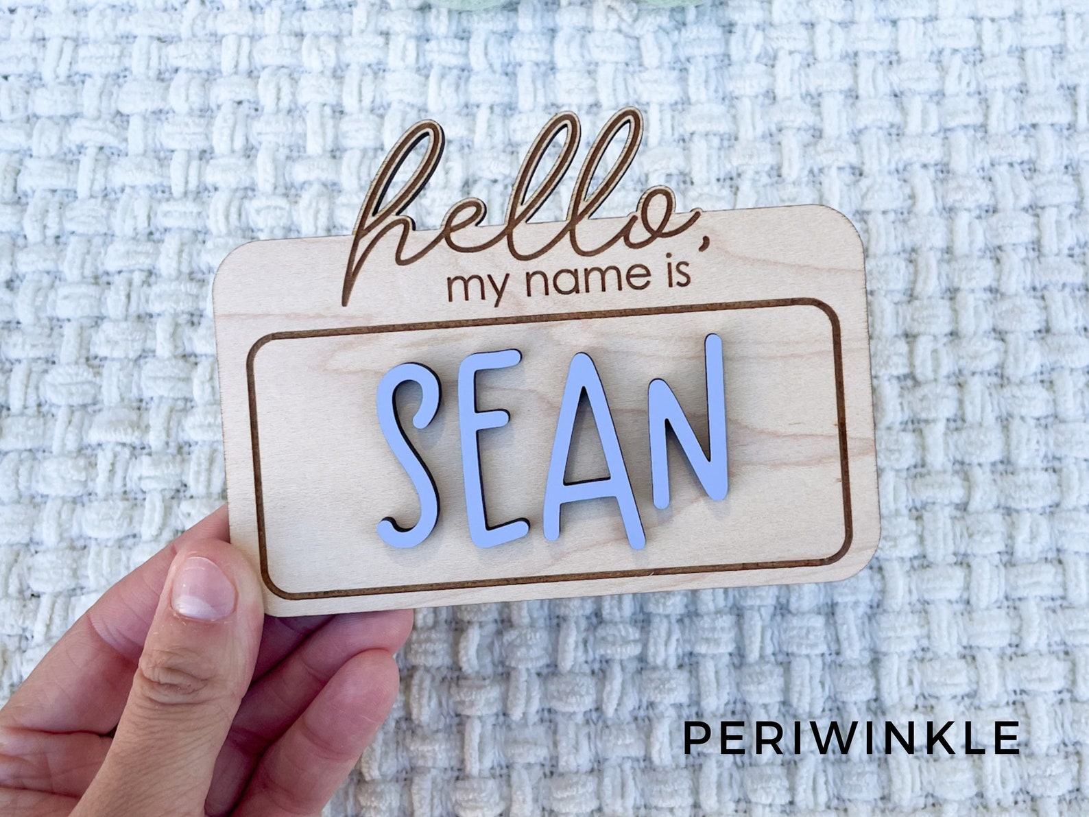 Hello My Name is Baby Name Announcement Sign, Birth Announcement Sign ...