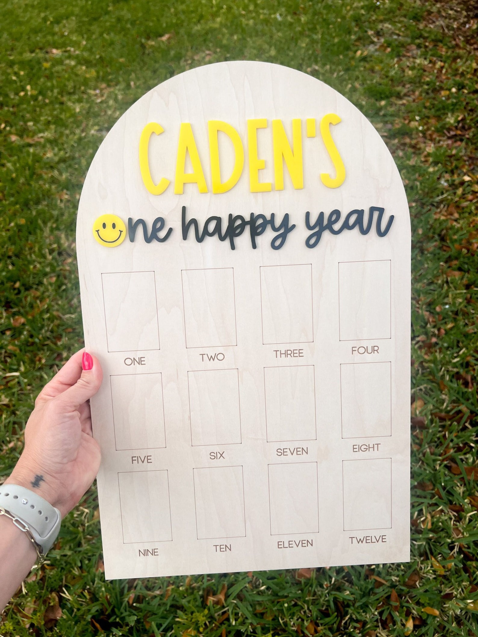 One Year Photo Board, One Happy Dude Birthday Party Decor, One Happy ...