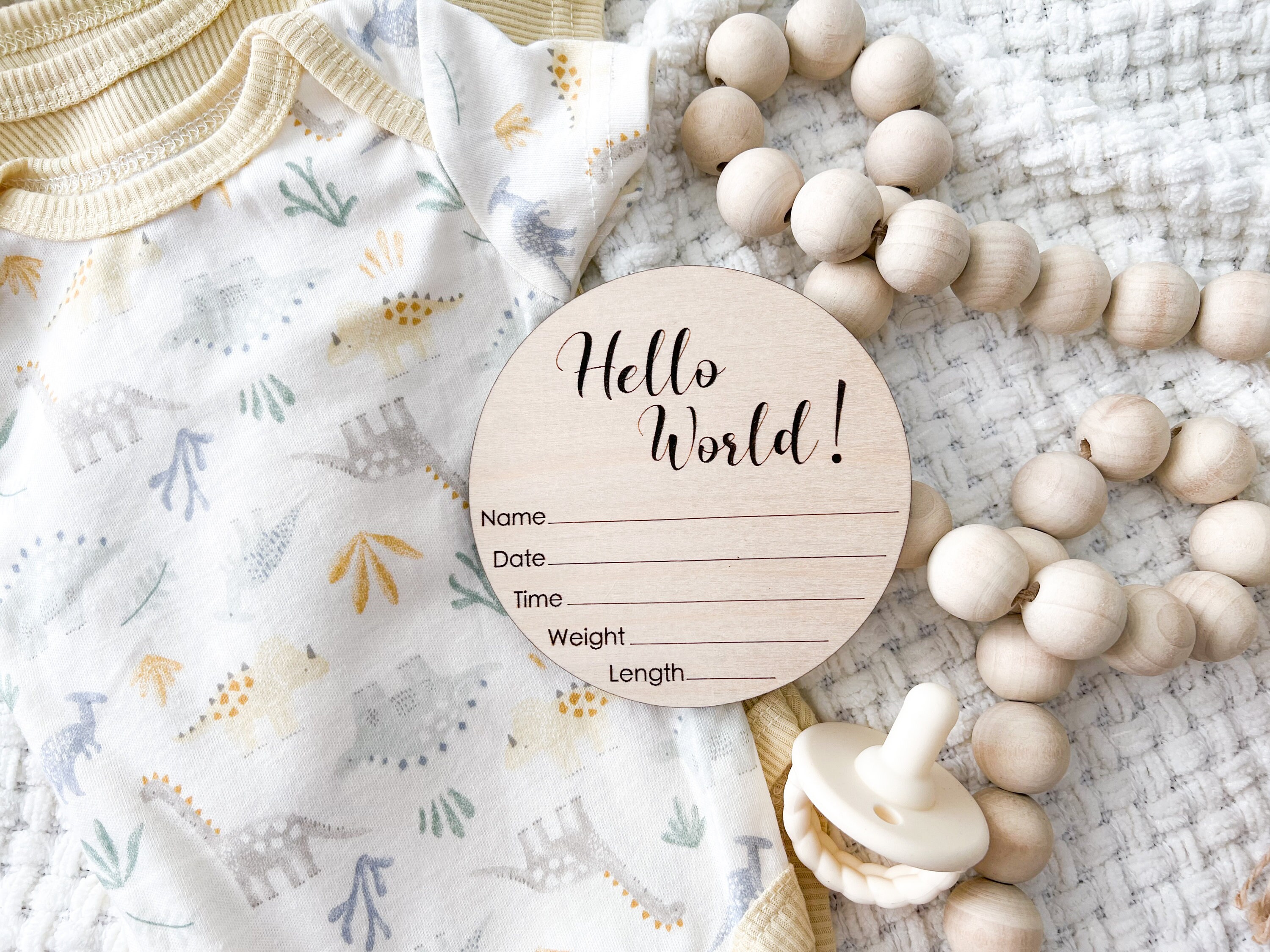 Hello World Birth Stat Sign Hospital Announcement Sign - Etsy