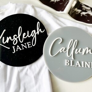 Baby Name Sign for Hospital, Birth Announcement Sign, Hospital Name ...