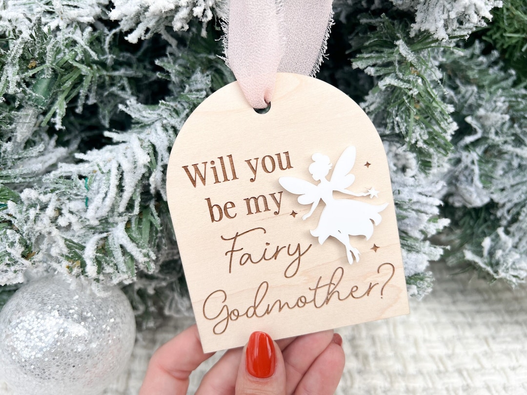 Will You Be My Fairy Godmother Proposal, Fairy Godmother Ornament ...