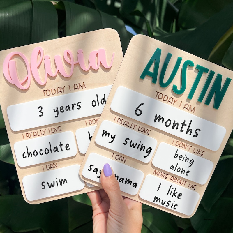 Baby Erasable Board - Etsy