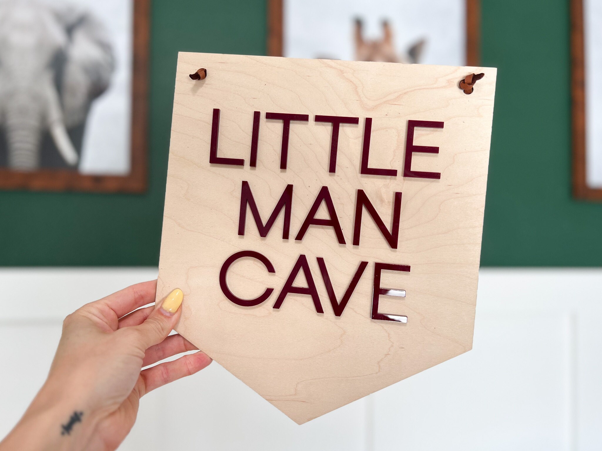 Little Man Cave Sign, Little Babe Cave Sign, Boy Nursery Decor, Boys ...