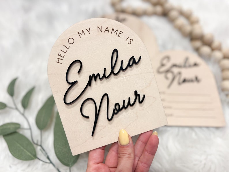 Birth Announcement Sign for Hospital Arch Baby Announcement - Etsy