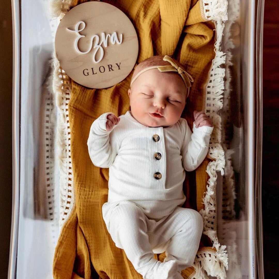 Baby Name Announcement Sign, Birth Announcement Sign for Hospital ...