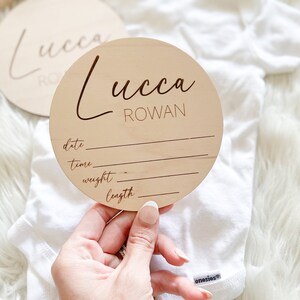 Custom Baby Name Sign for Hospital, Birth Announcement Sign ...