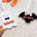 Halloween Name Tags, Ghost Candy Basket Tag, Custom Name for Kids Trick ...