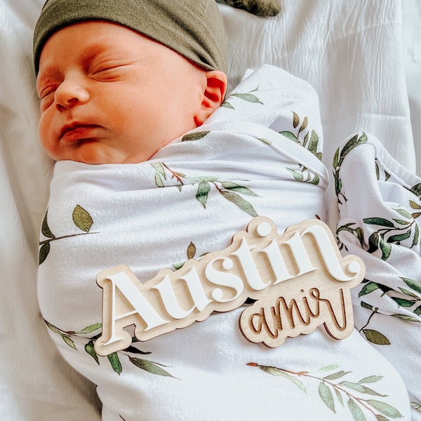 Baby Name Sign - Etsy