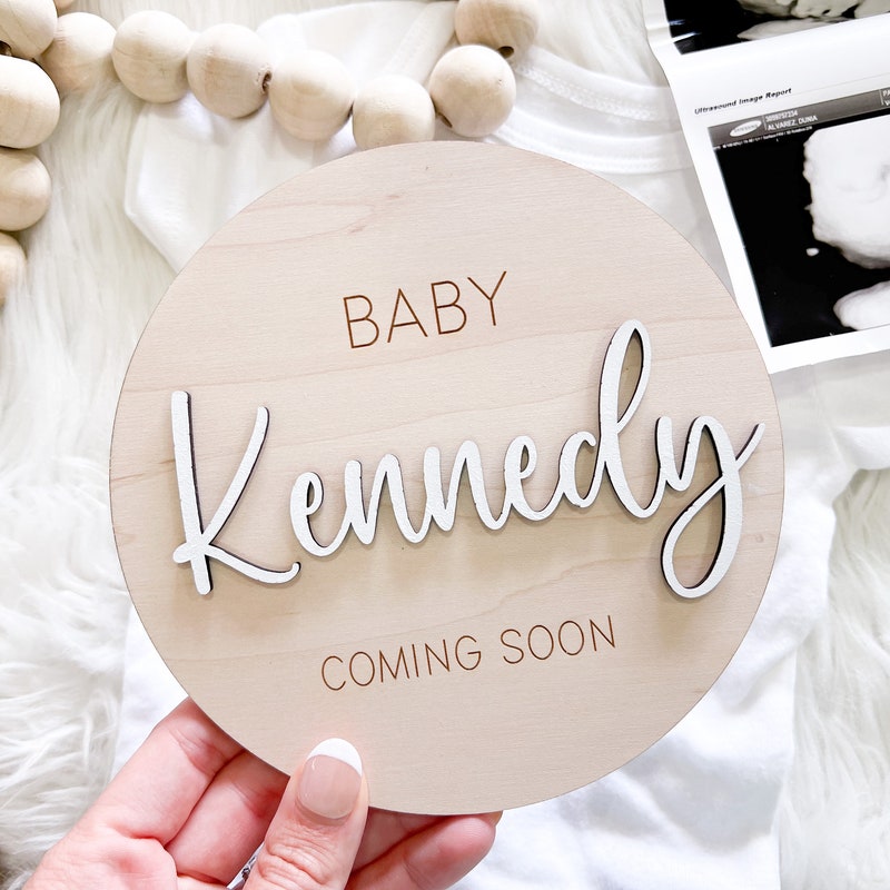Baby Coming Soon Sign - Etsy