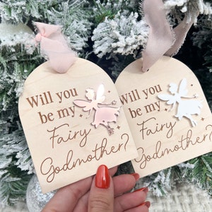 Fairy Godmother Ornament, Will You Be My Fairy Godmother Proposal ...