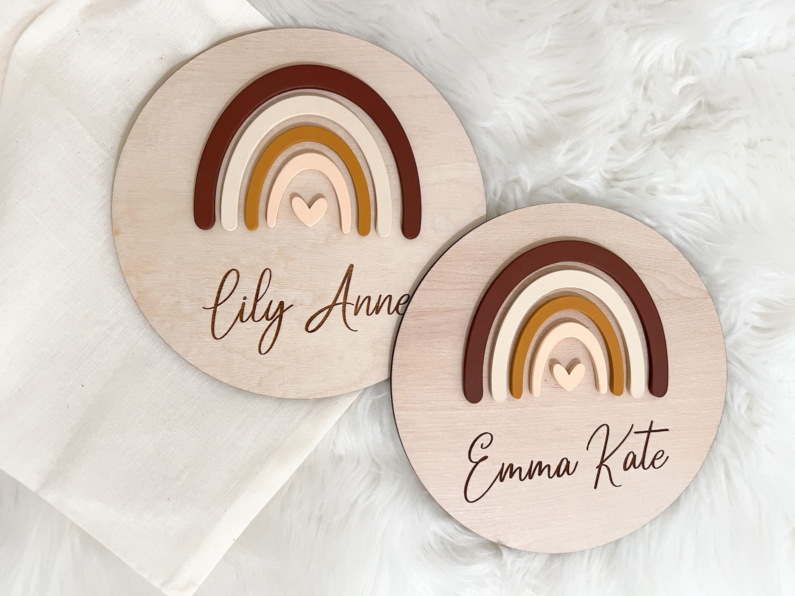 Rainbow Birth Announcement Sign, Baby Name Sign for Hospital, Rainbow ...