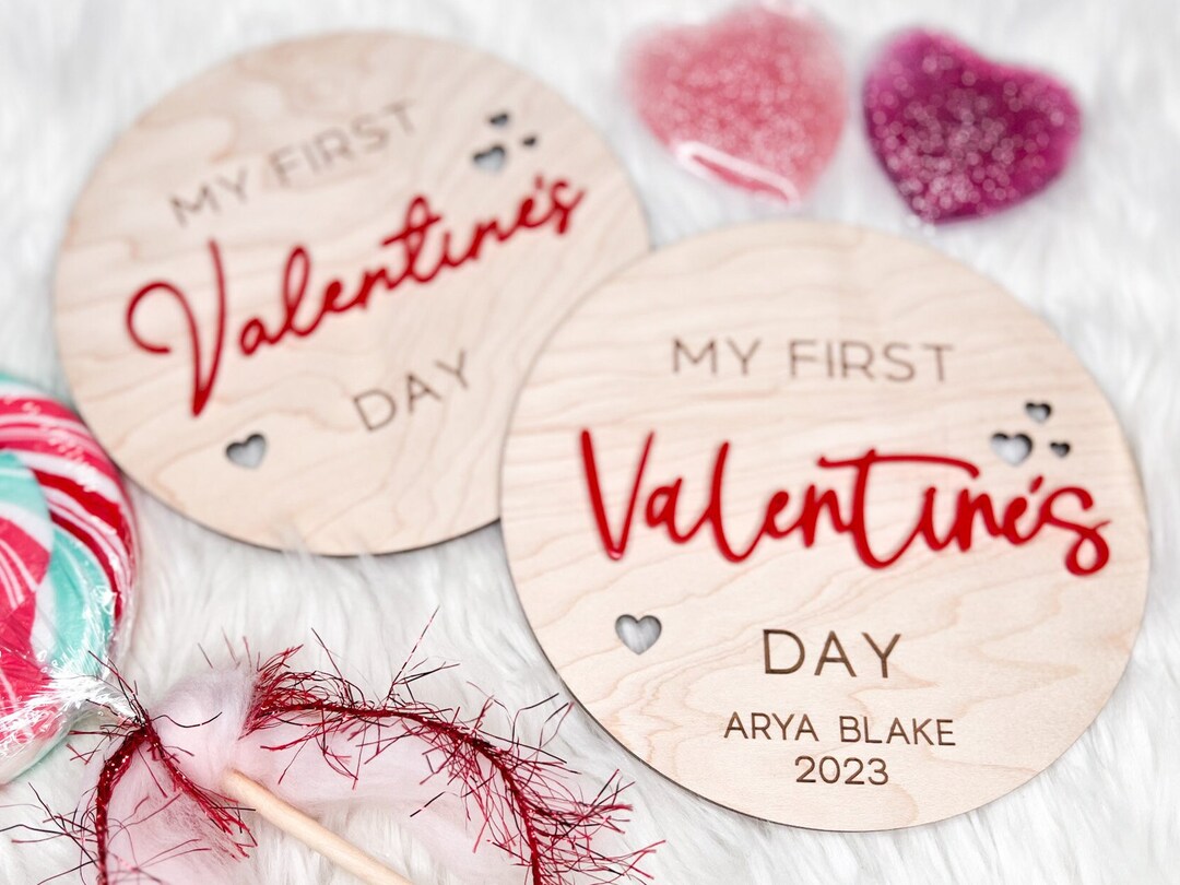 Baby's First Valentine Day, My First Valentine's Day, Newborn Valentine ...