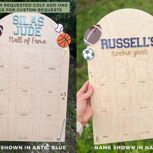 One Year of Photo Board, Rookie Year First Birthday Decor, All Star ...