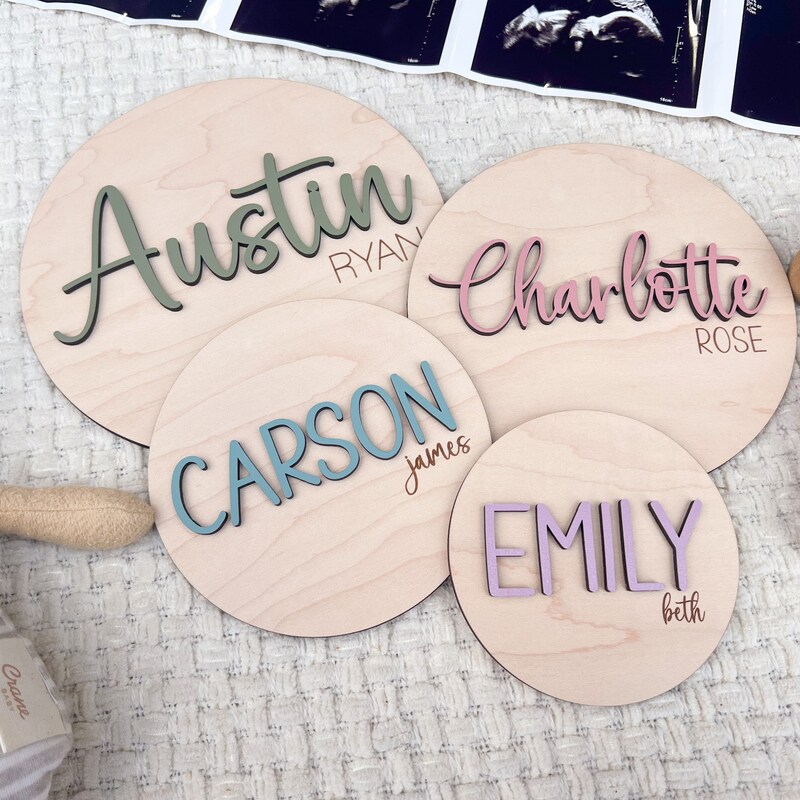 Baby Birth Plate - Etsy