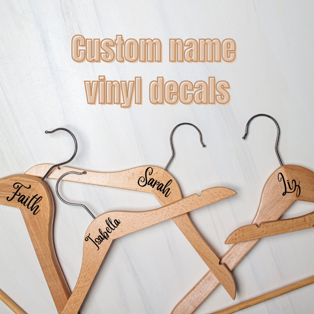 Custom Name Vinyl Decals - Etsy